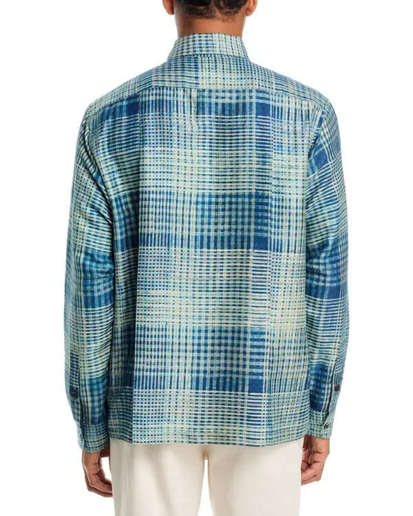 KARTIK RESEARCH Pataudi Silk Plaid Shirt