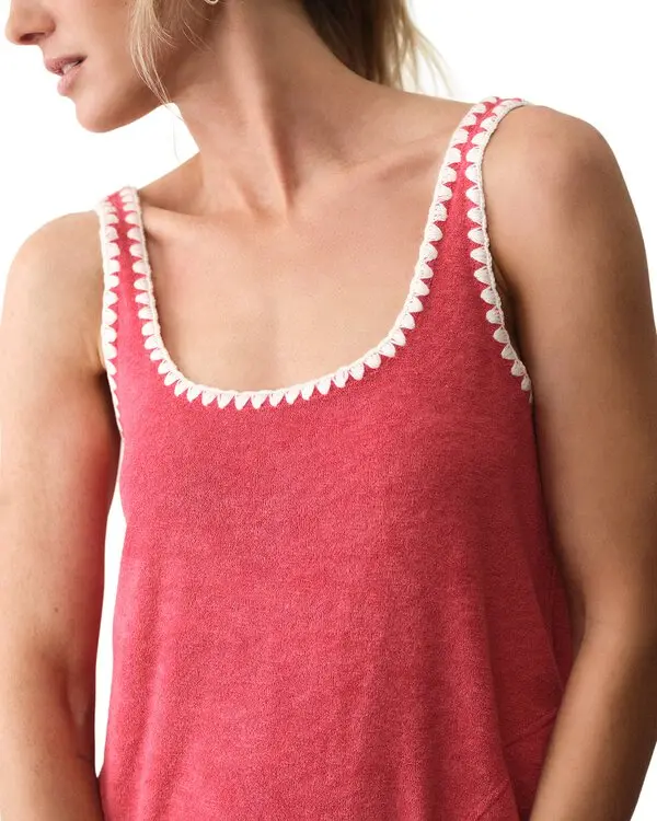 Marine Layer Terry Beach Dress - Red