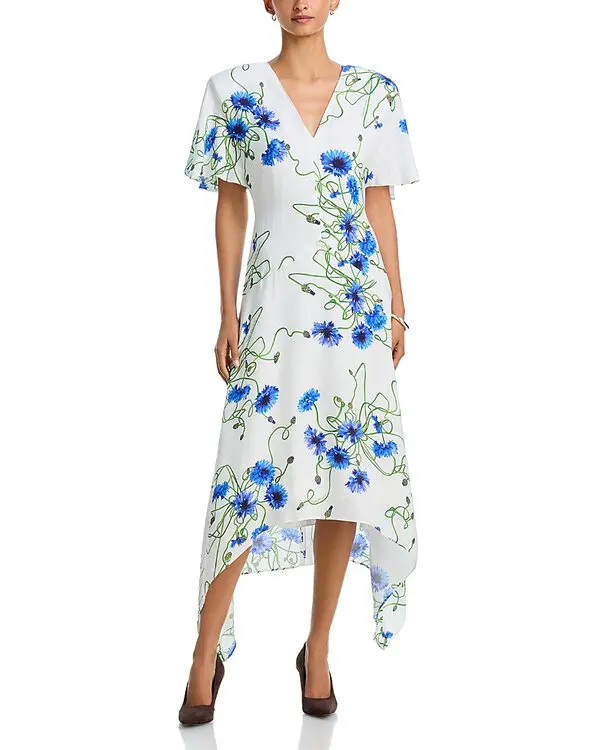 Stella McCartney Floral Print Midi Dress