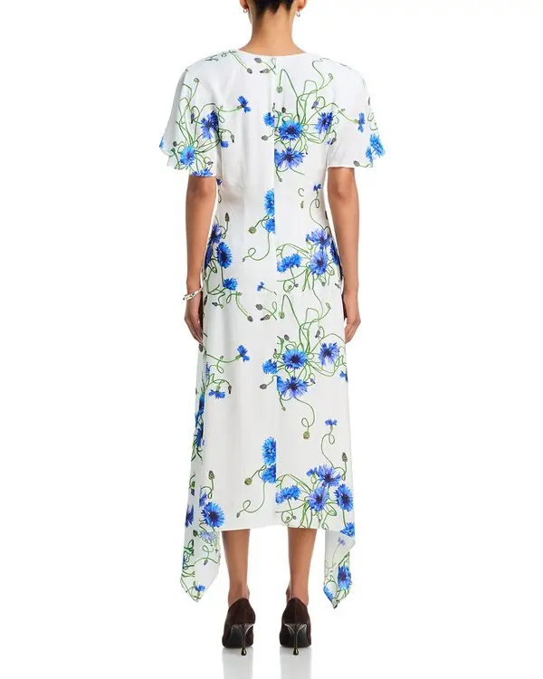 Stella McCartney Floral Print Midi Dress