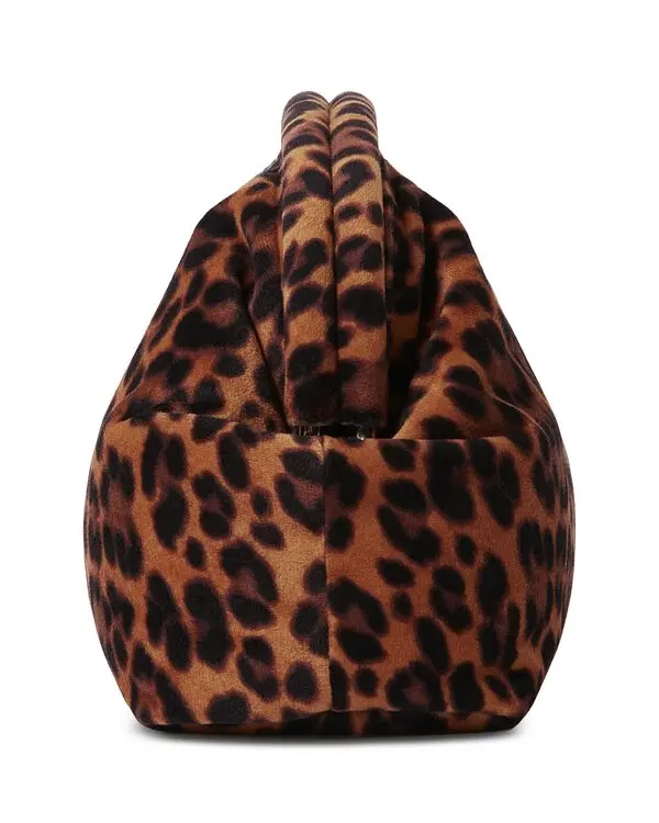 Stella McCartney Falabella Soft Velvet Clutch - Leopard