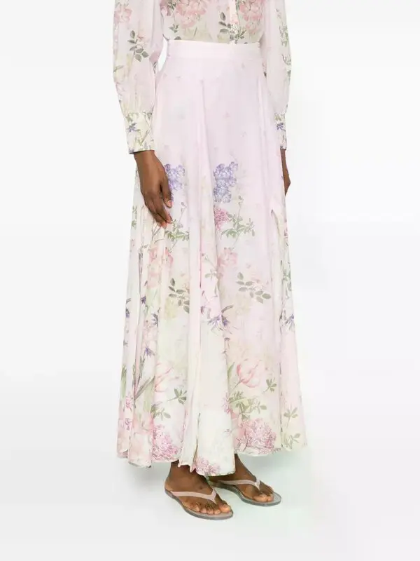 Charo Ruiz Ibiza Floral Print Maxi Skirt