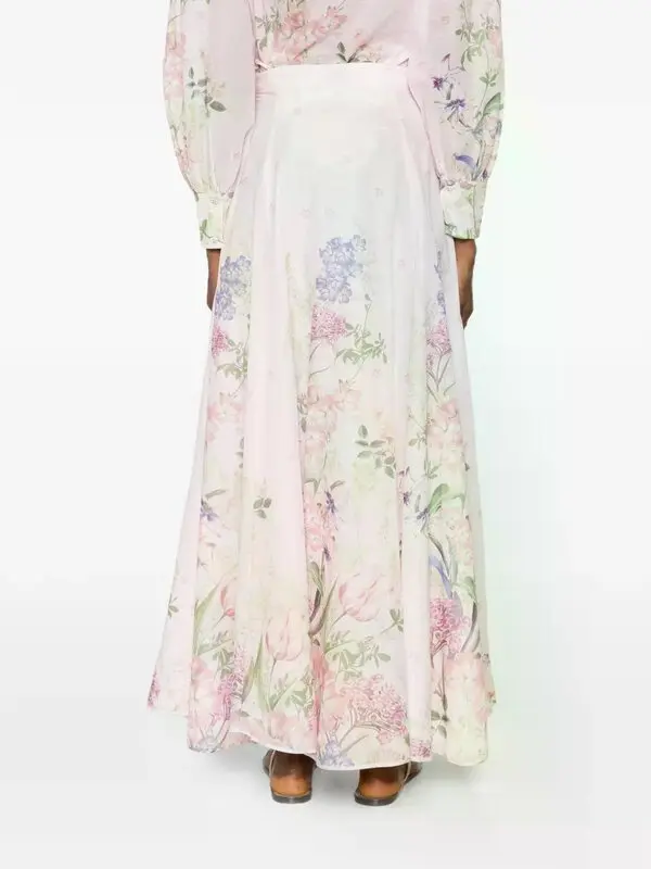 Charo Ruiz Ibiza Floral Print Maxi Skirt