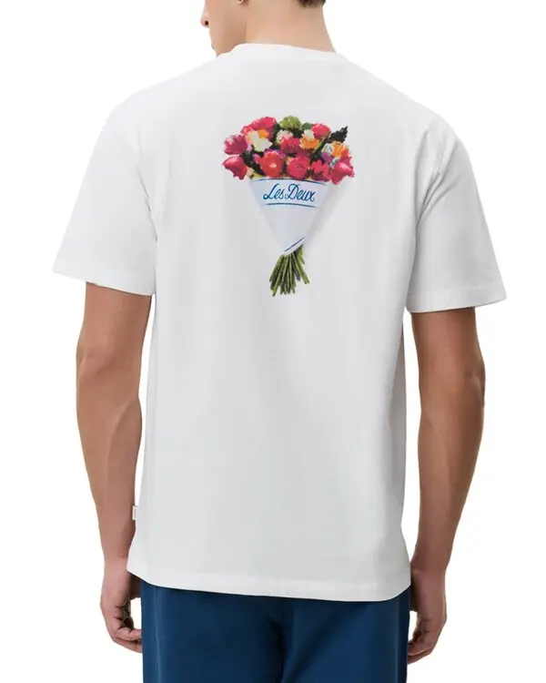LES DEUX Bouquet T Shirt - White