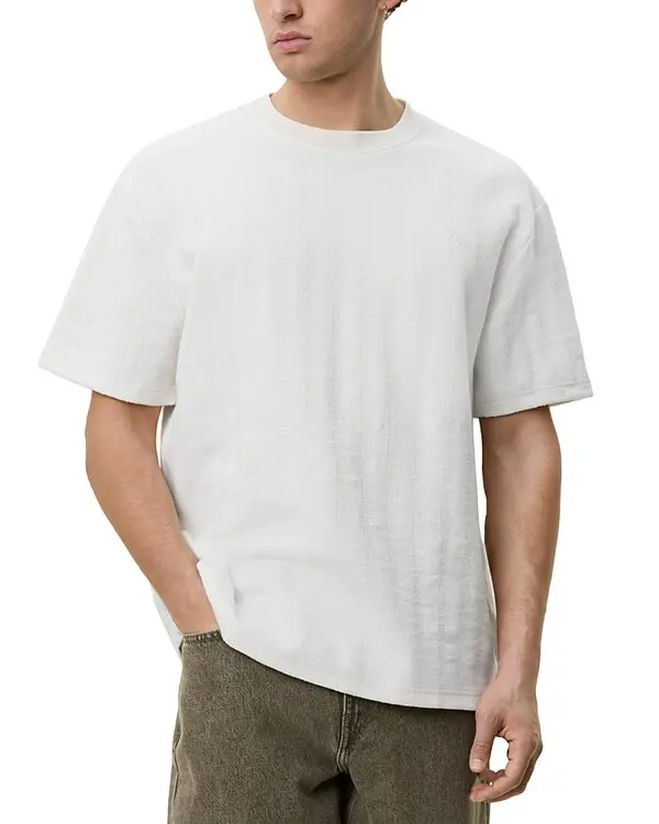 LES DEUX Stripe Jacquard T Shirt