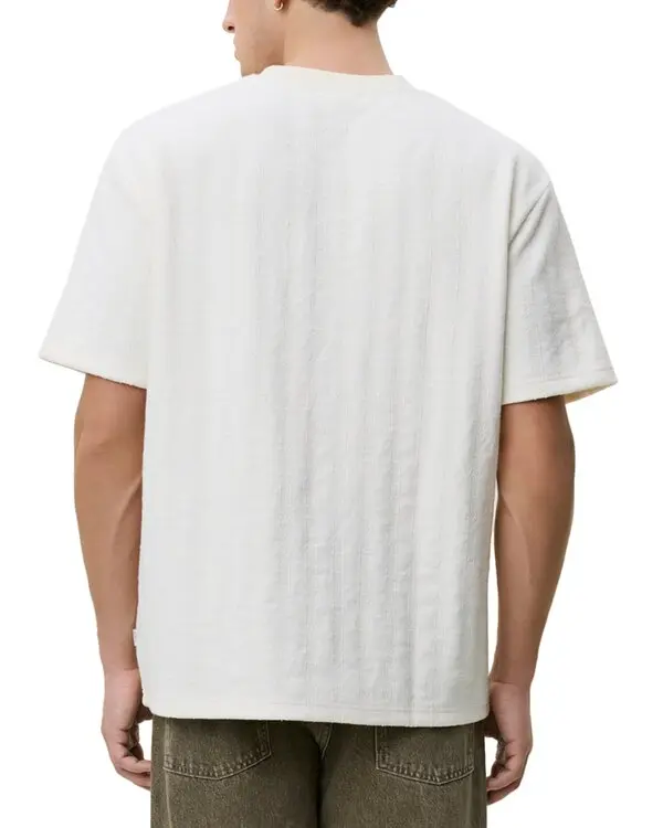 LES DEUX Stripe Jacquard T Shirt