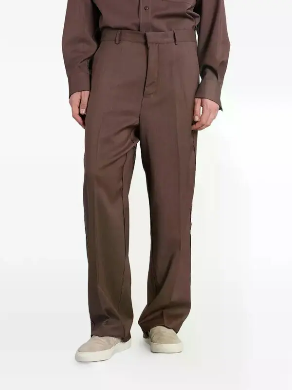 COSTUMEIN Allen Belt-loop Pressed-crease Trousers