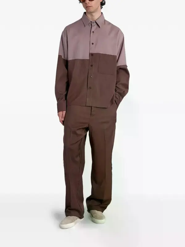 COSTUMEIN Allen Belt-loop Pressed-crease Trousers