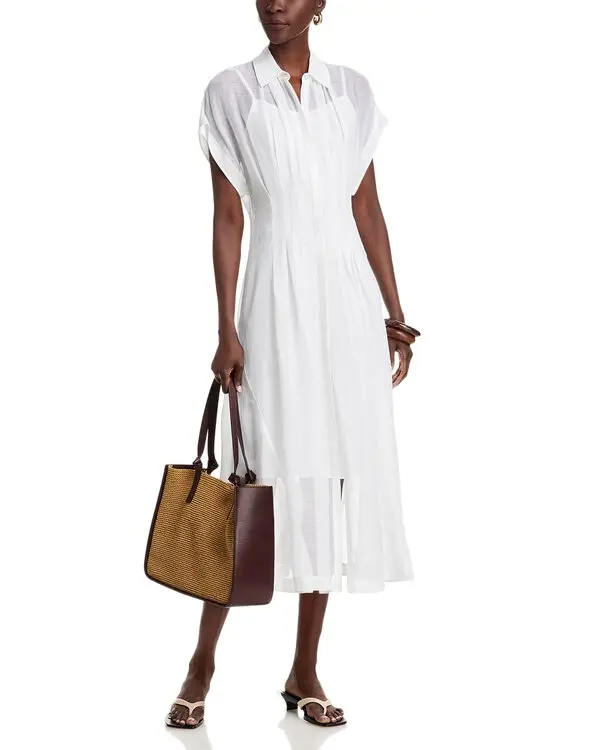 Hugo Boss Davinata Sheer Shirt Dress