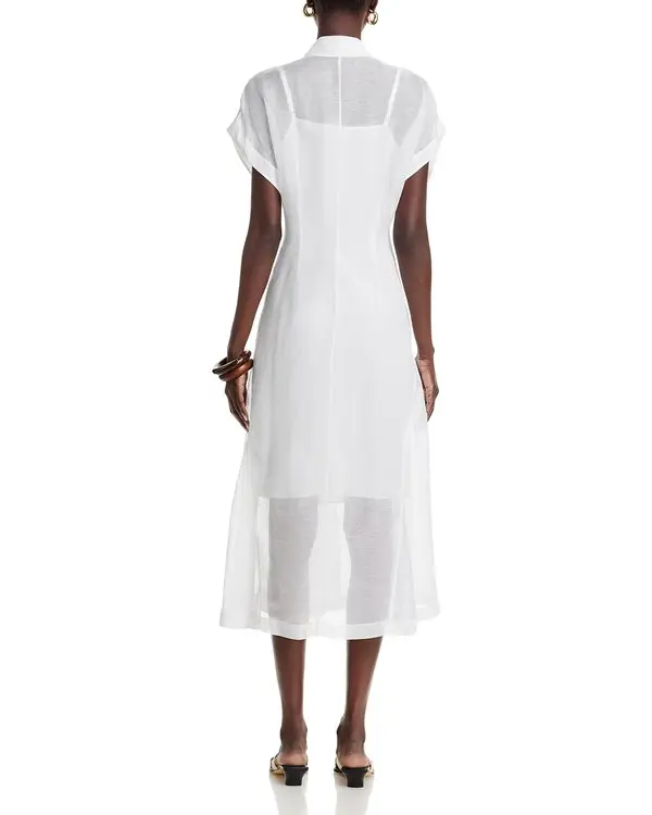 Hugo Boss Davinata Sheer Shirt Dress
