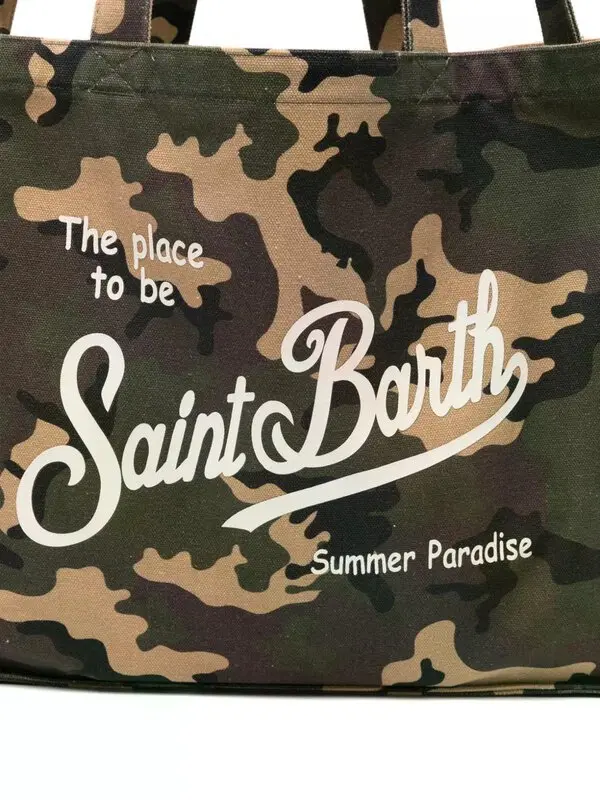 MC2 SAINT BARTH Camouflage Print Tote Bag