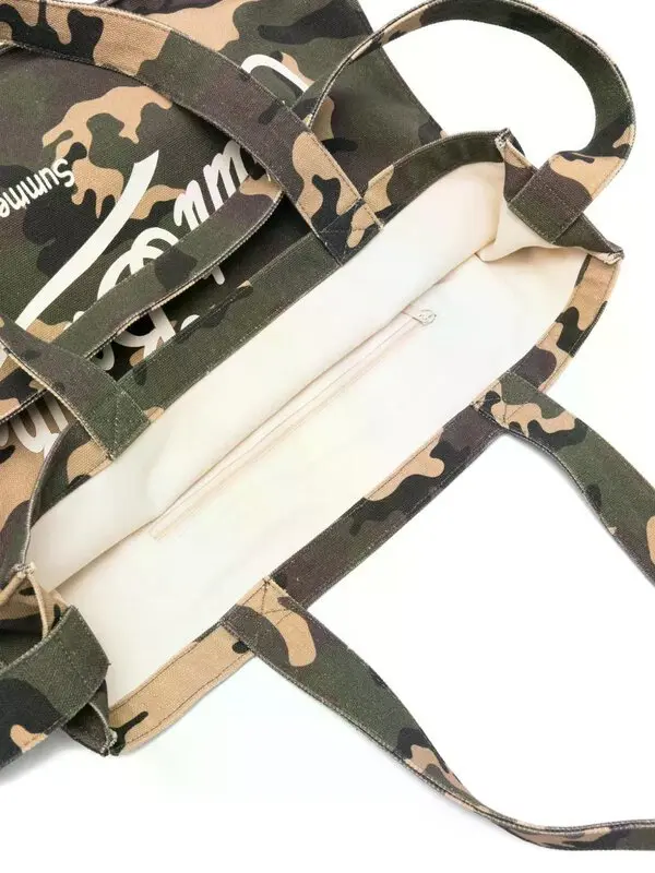 MC2 SAINT BARTH Camouflage Print Tote Bag