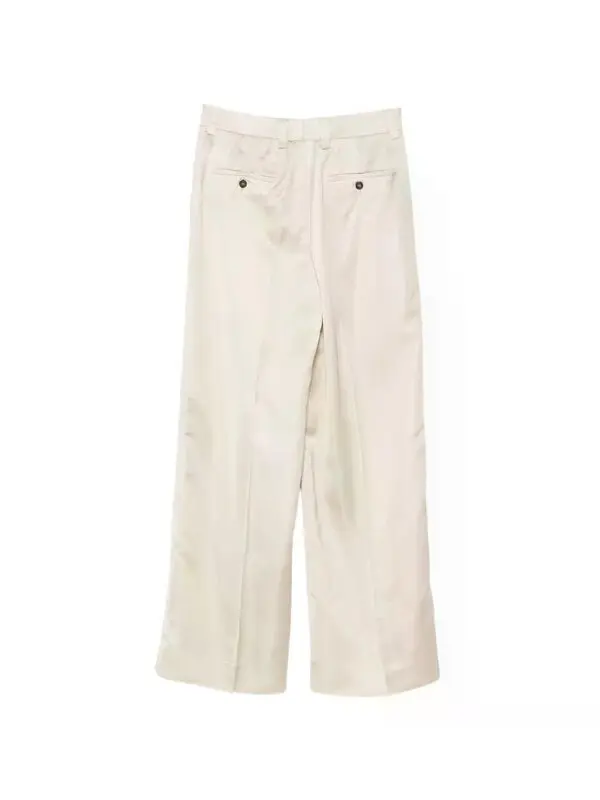 Incotex Pressed Crease Wide-leg Trousers