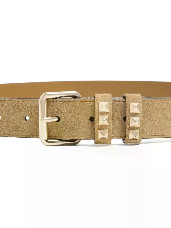 Valentino Garavani Rockstud Suede Belt