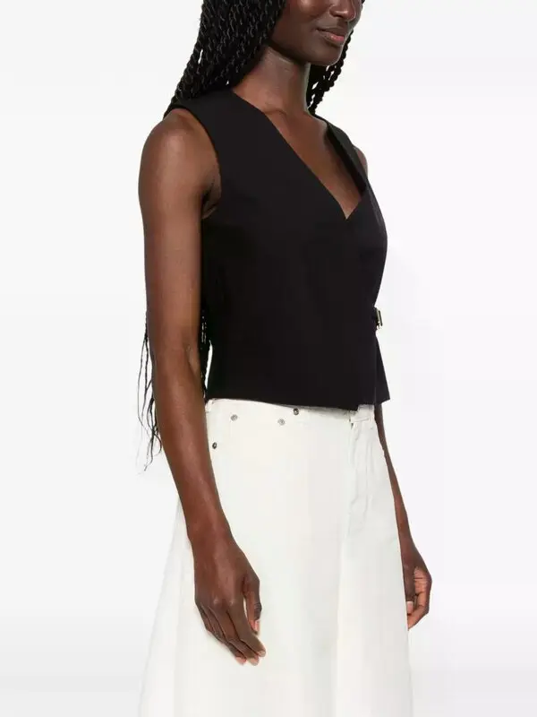 PT TORINO Buckled Wrap Waistcoat
