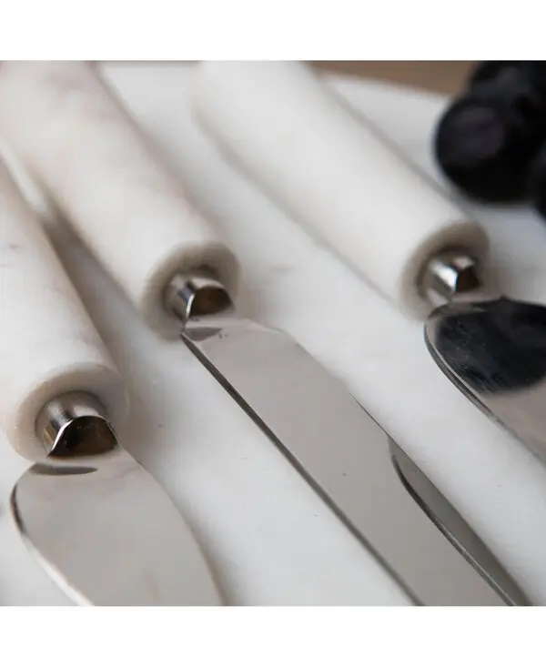 VERVE CULTURE Boxed Set Of Marble Cheese Tools