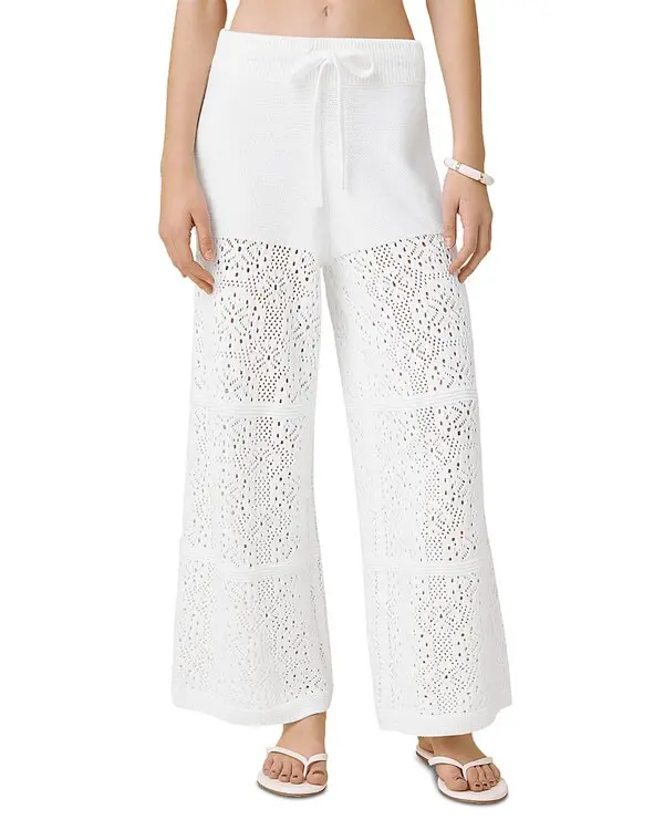 Splendid Beckham Sweater Pants - White