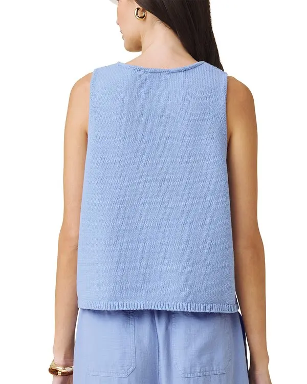 Splendid Beckham Crocheted Sweater - Azure
