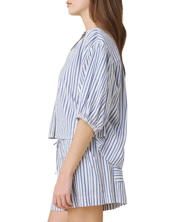 Splendid Madelyn Striped Blouse