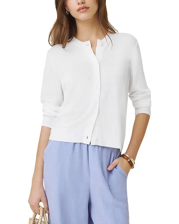 Splendid Erica Cardigan - White