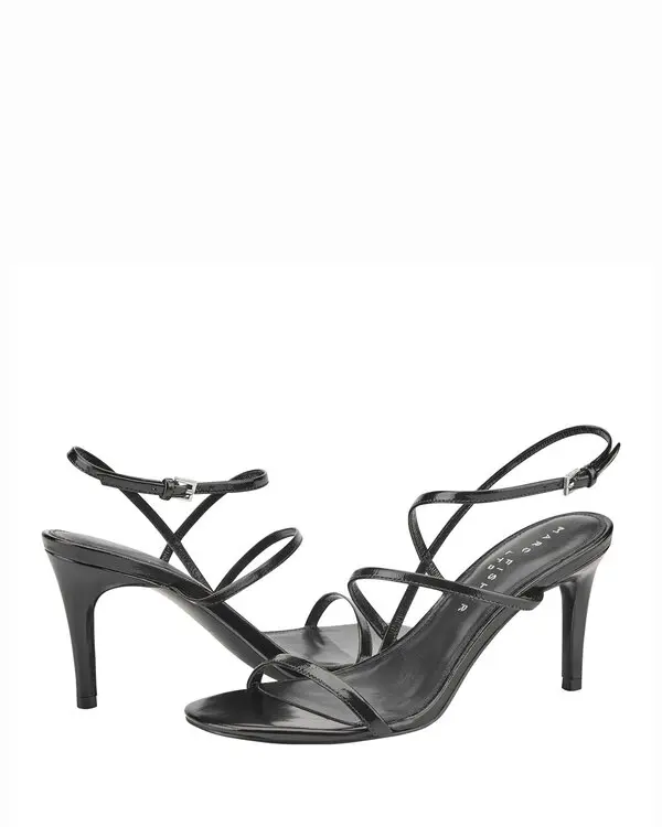 MARC FISHER LTD. Denzi Strappy Stiletto Sandals - Black