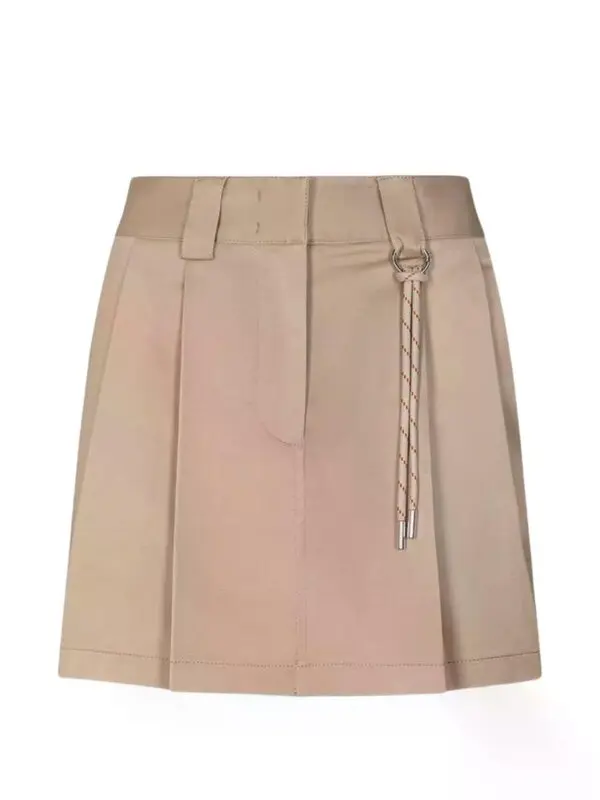 GAËLLE PARIS Gaelle Pleated Rope-detail Mini Skirt