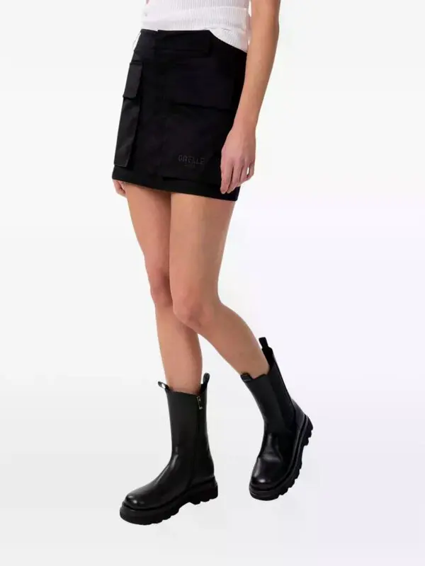 GAËLLE PARIS Gaelle Logo-patch Cargo Mini Skirt