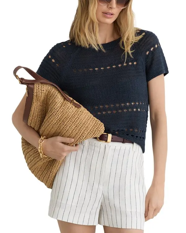REISS Chloe Knit Top
