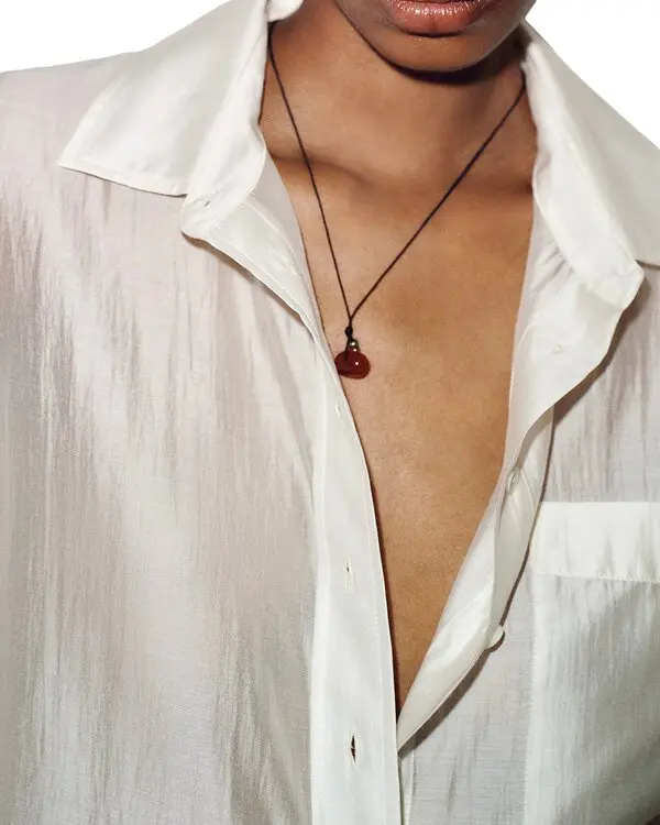 REFORMATION Eli Oversized Shirt - Sheery Ivory