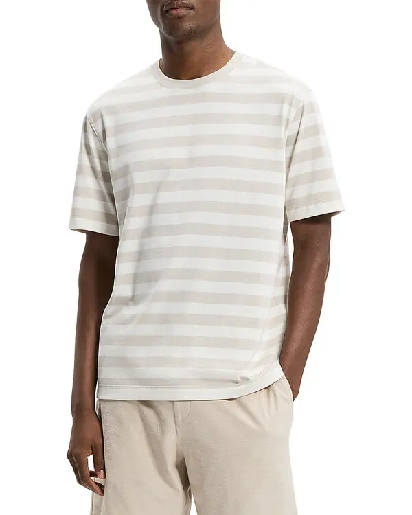 Theory Balance Stripe Crewneck T-shirt