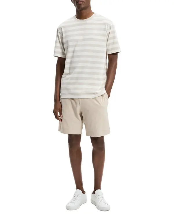 Theory Balance Stripe Crewneck T-shirt