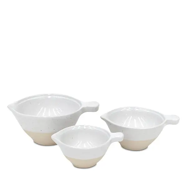 COSTA NOVA Fattoria Measuring Cups, Set Of 3 - White