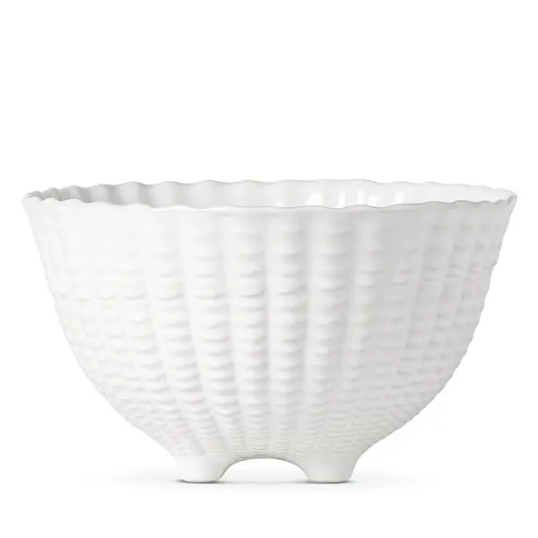 COSTA NOVA Fattoria Footed Shell Bowl 8 - White