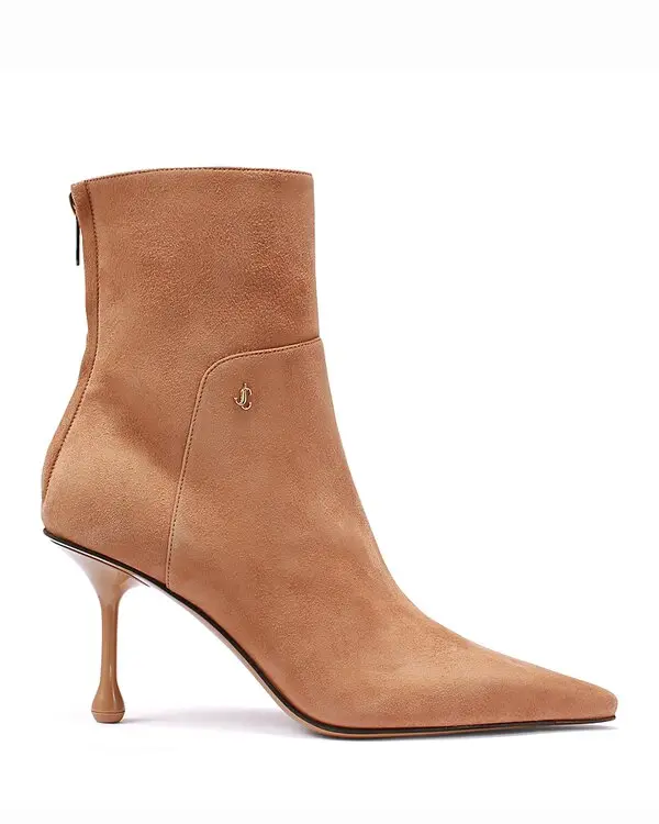 JIMMY CHOO Cycas 80 Ankle Boots - Toffee
