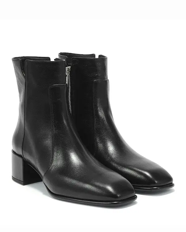 JIMMY CHOO Eliot 45 Vintage Leather Ankle Boots - Black