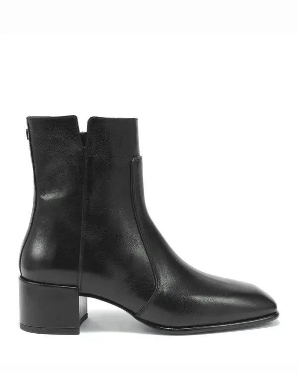 JIMMY CHOO Eliot 45 Vintage Leather Ankle Boots - Black