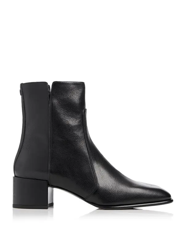 JIMMY CHOO Eliot 45 Vintage Leather Ankle Boots - Black