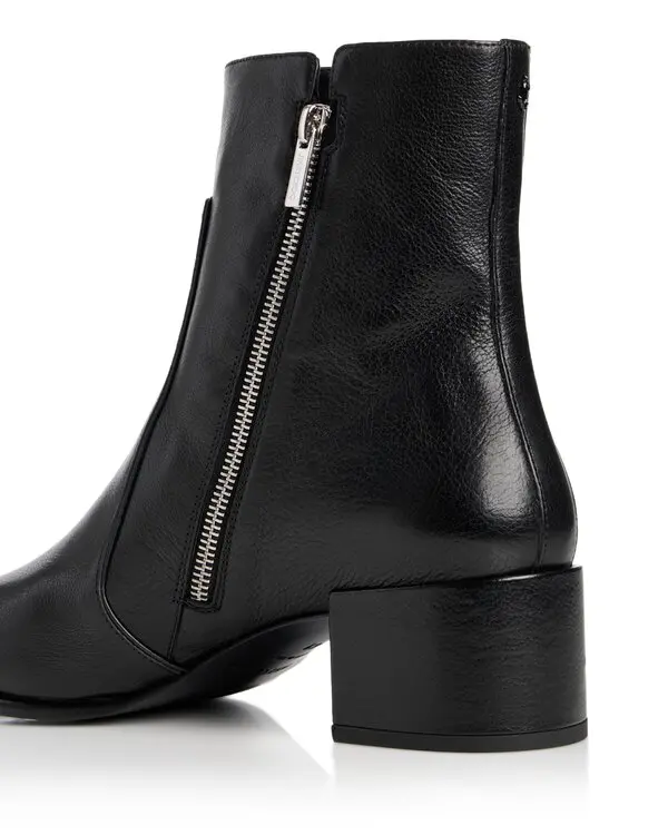 JIMMY CHOO Eliot 45 Vintage Leather Ankle Boots - Black
