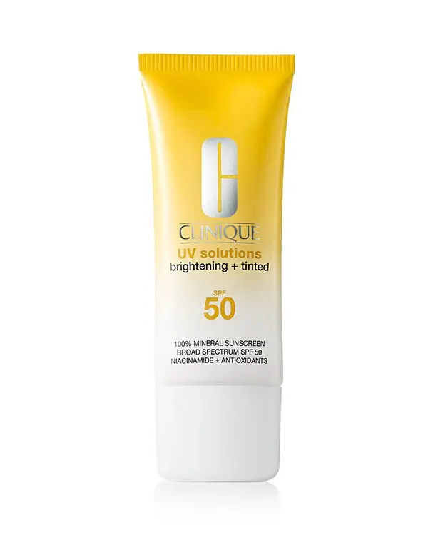 CLINIQUE Uv Solutions Brightening + Tinted Sunscreen Broad Spectrum Spf 50/pa+++ 1.35 Oz - Deep
