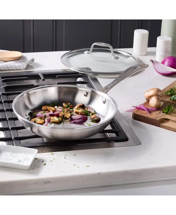ZWILLING Spirit Stainless Steel Fry Pan With Lid, 9.5