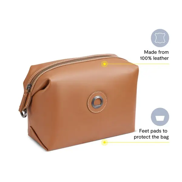 DELSEY PARIS Chatelet 2.0 Leather Toiletry Bag