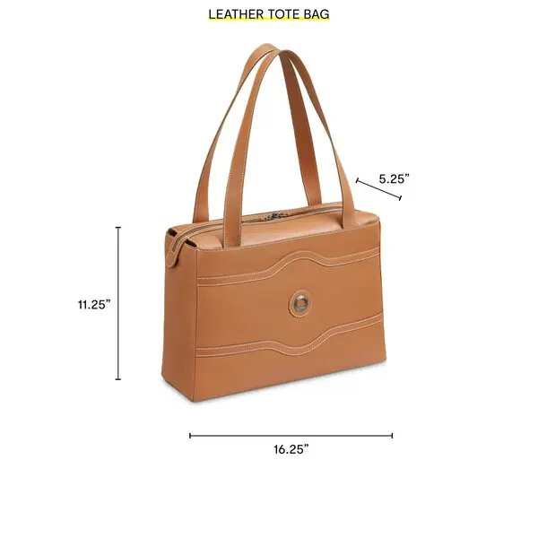 DELSEY PARIS Chatelet Air 2.0 Leather Tote Bag
