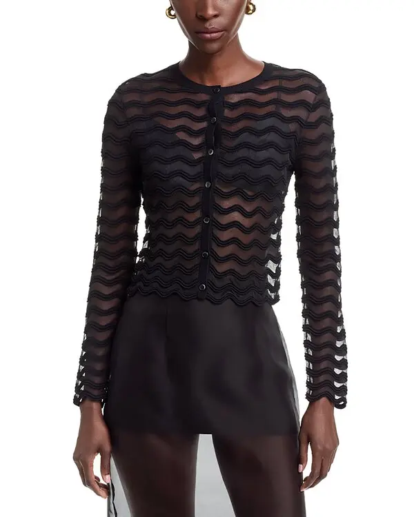Simkhai Maxime Cardigan - Black