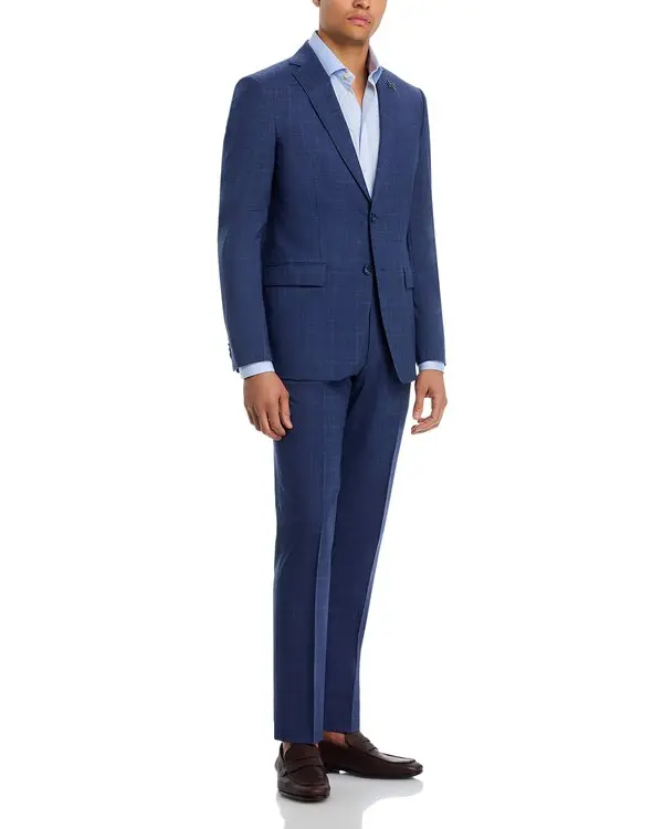 John Varvatos Slim Fit Tonal Plaid Suit Jacket