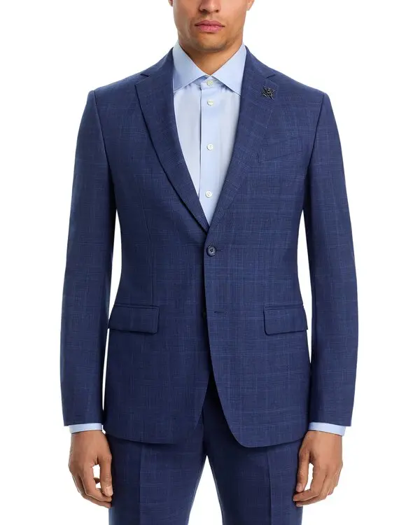 John Varvatos Slim Fit Tonal Plaid Suit Jacket