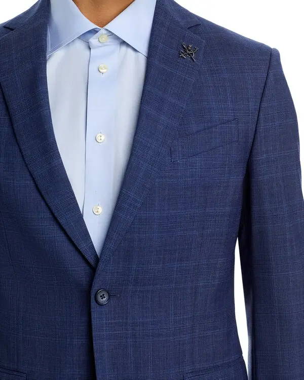 John Varvatos Slim Fit Tonal Plaid Suit Jacket