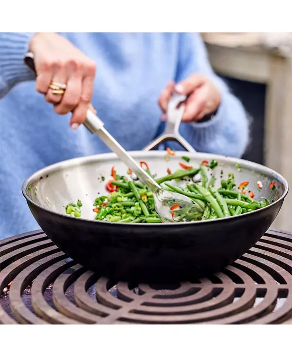DEMEYERE 5 Stainless Steel Wok, 3.2 Qt