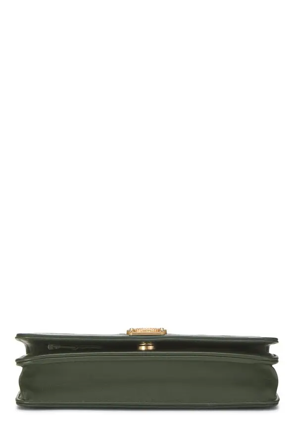Chanel Lambskin Chevron Pleated Wallet On Chain
