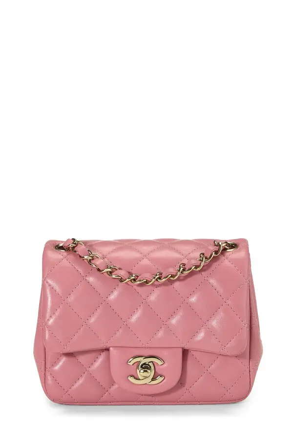 Chanel Lambskin Square Flap