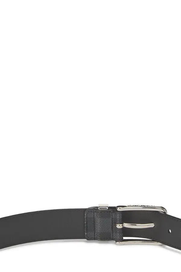 LOUIS VUITTON Damier Graphite Pont Neuf Belt